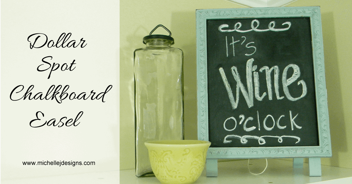 Dollar Spot Chalkboard Easel - Michelle James Designs