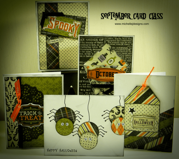 Hocus Pocus - September Card Class - Michelle James Designs