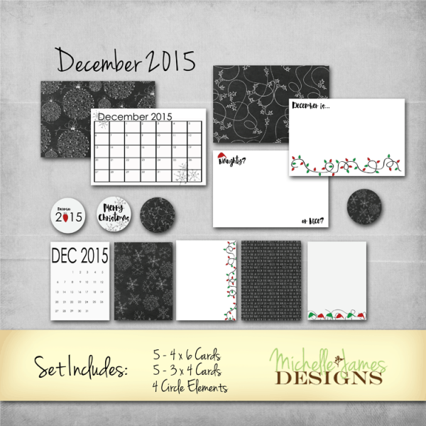 December 2015 Kit - Michelle James Designs