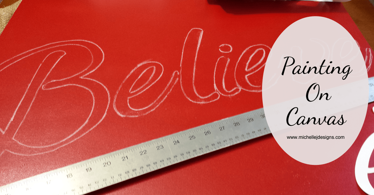 Painting on Canvas - Michelle James Designs