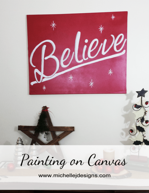 Painting on Canvas - Michelle James Designs