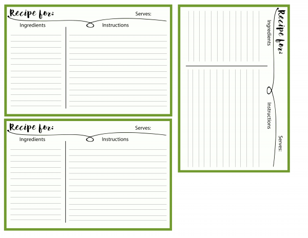 Pantry Recipe Organization - Michelle James Designs