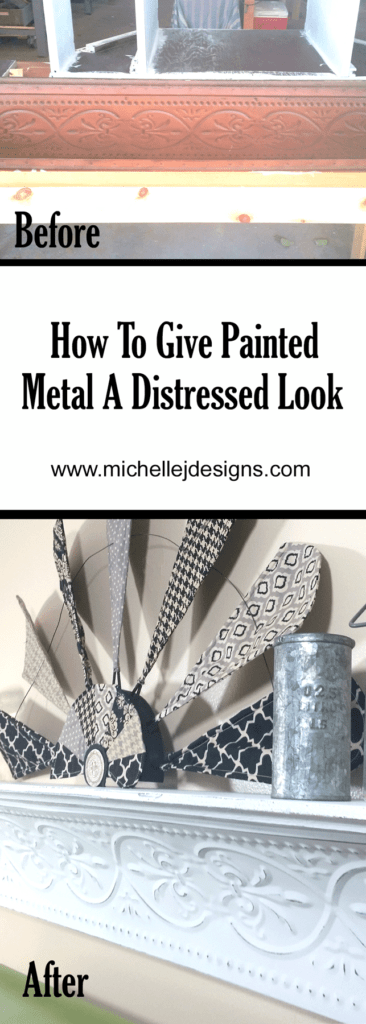 How To Give Painted Metal A Distressed Look You Will Love