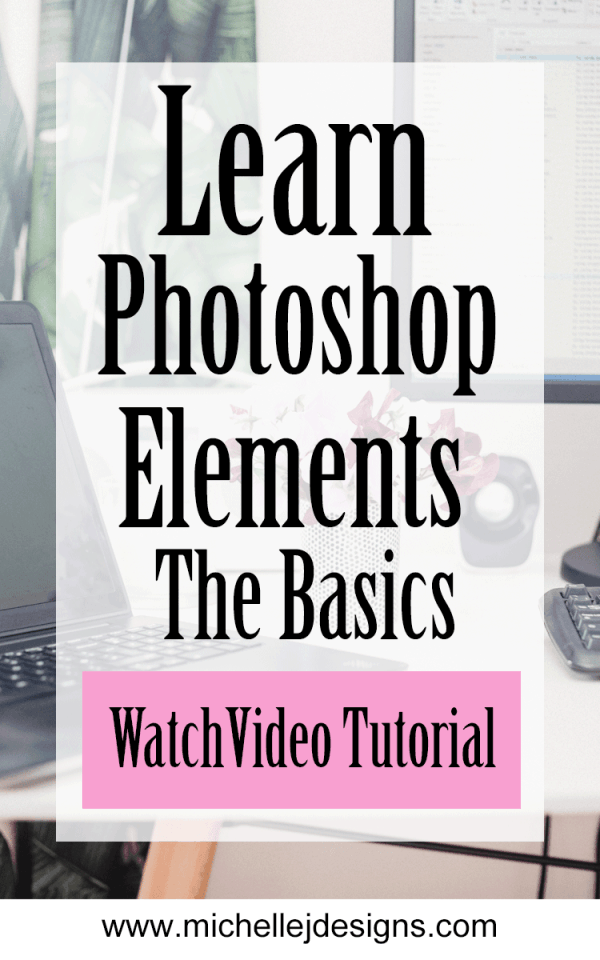 Learn Photoshop Elements One Step At A Time - The Basics