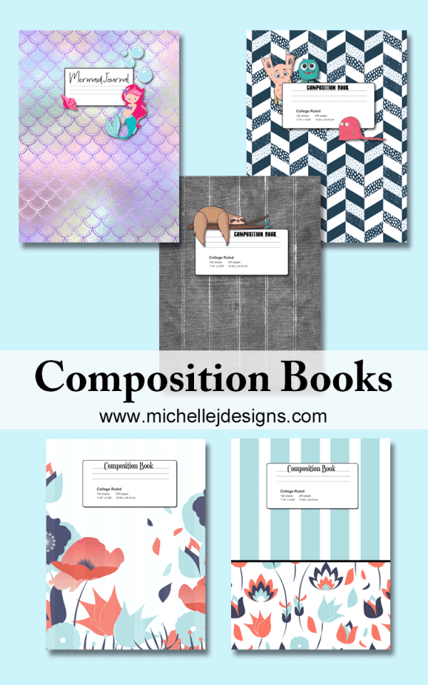 Journals and Notebooks By Michelle James Designs - Michelle James Designs