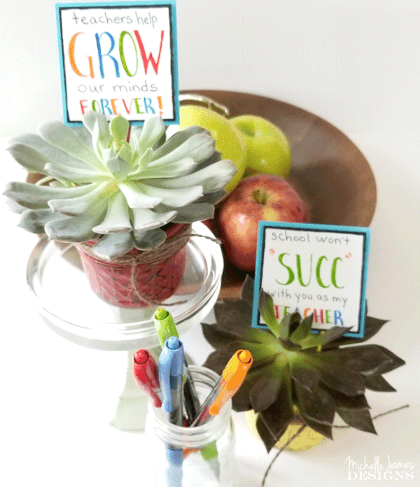 These DIY mason jar teacher gifts are pretty and will last all year ...