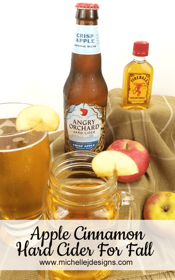 Apple Cinnamon Hard Cider - Michelle James Designs