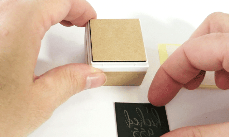 DIY Rubber Stamp With Silhouette Mint - Michelle James Designs