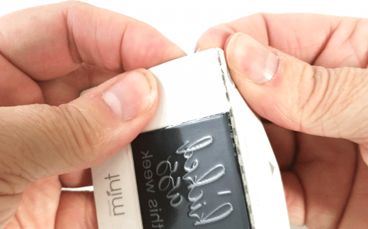 DIY Rubber Stamp With Silhouette Mint - Michelle James Designs