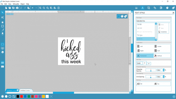 DIY Rubber Stamp With Silhouette Mint - Michelle James Designs