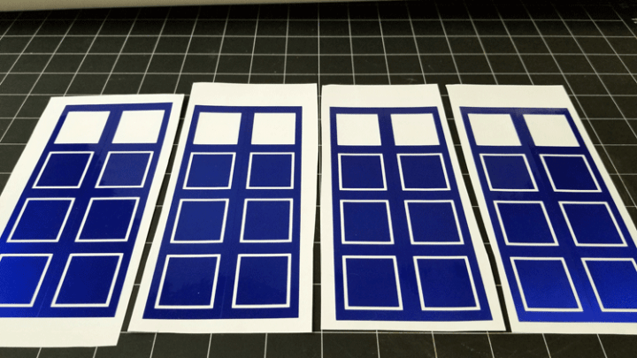 Mini DIY Dr. Who Tardis Model - Michelle James Designs