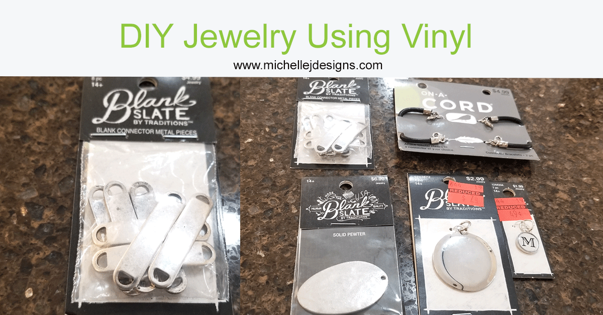 Easy Unique Bracelets and Pendant Using Vinyl - Michelle James Designs