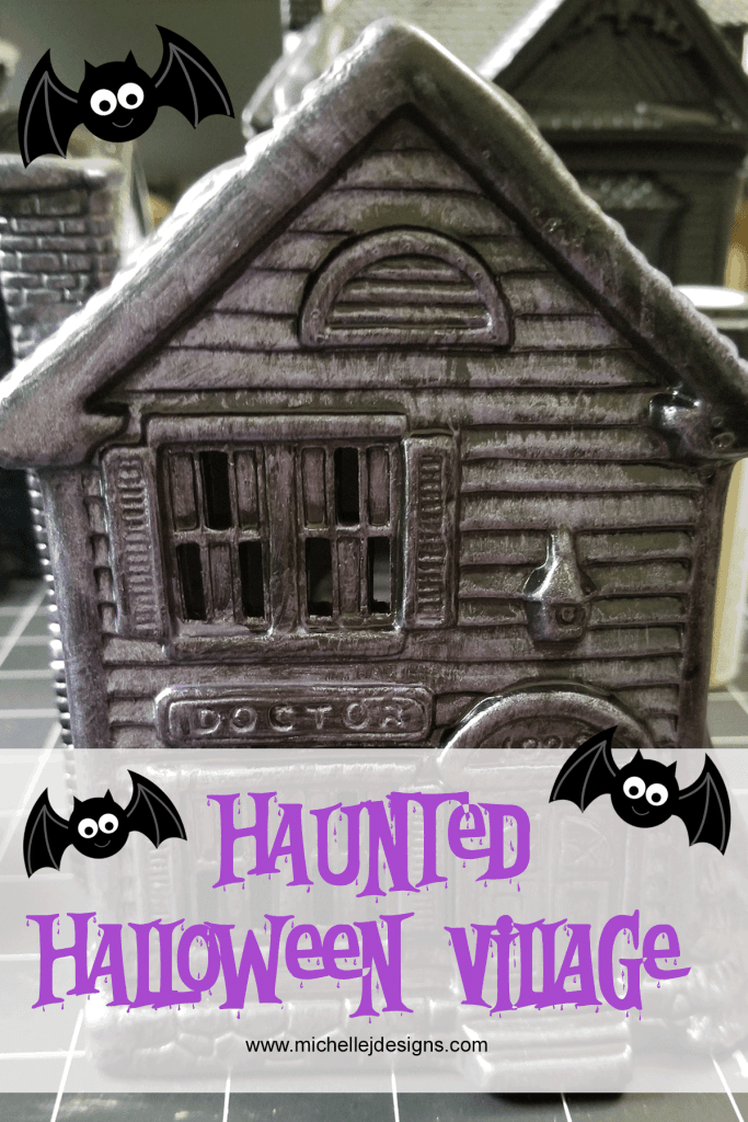 How To Create A Spooky Halloween Village Set - Michelle James Designs