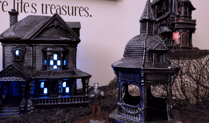 How To Create A Spooky Halloween Village Set - Michelle James Designs