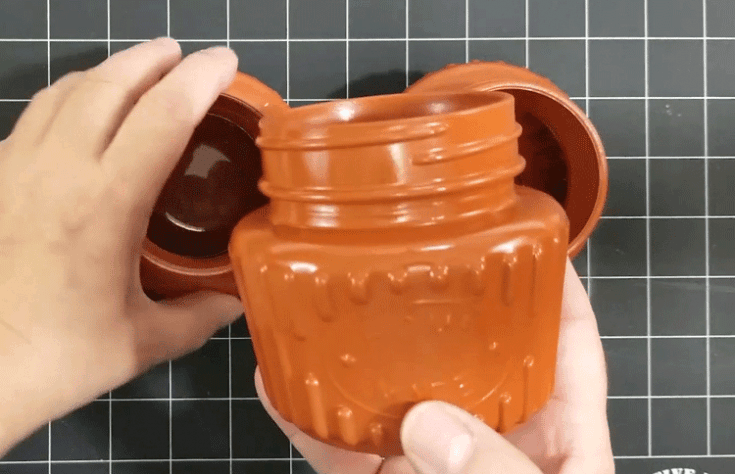 Dollar Store Pumpkin Tea Light Holder - Michelle James Designs