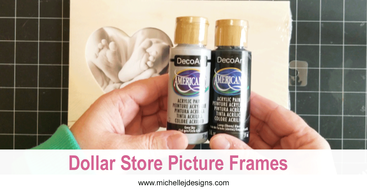 Dollar Store Picture Frames for Valentine's Day - Michelle James Designs