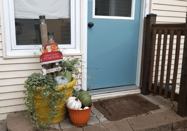 DIY Fall Solar Light Decor - Michelle James Designs