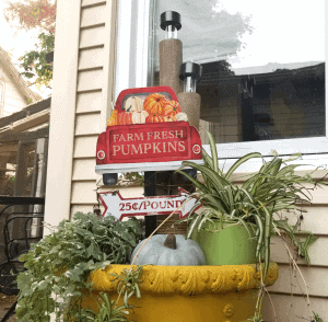 DIY Fall Solar Light Decor - Michelle James Designs