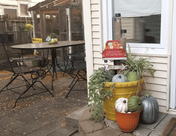 DIY Fall Solar Light Decor - Michelle James Designs