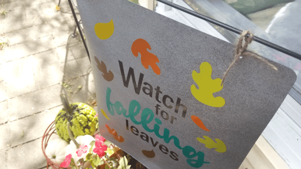 DIY Metal Look Garden Sign - Michelle James Designs