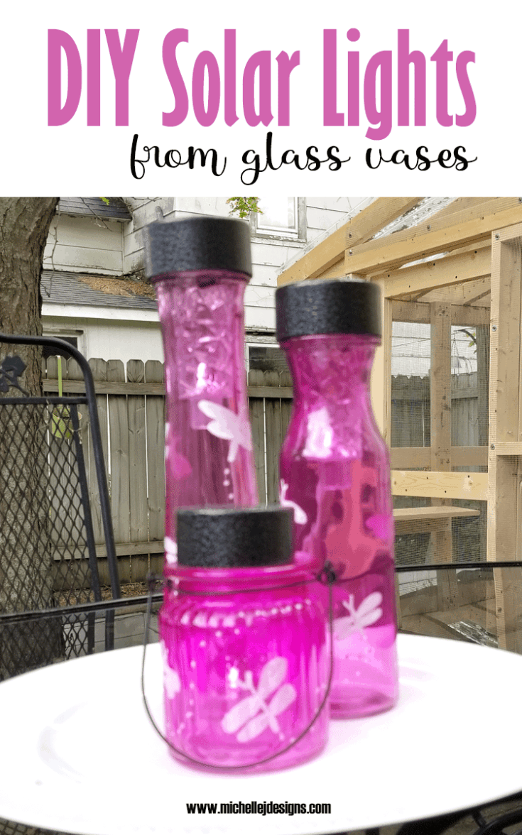 DIY Decorative Solar Lights - Michelle James Designs