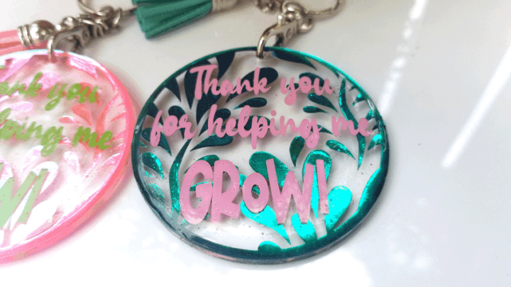 DIY Keychains Using UV Resin | Michelle James Designs
