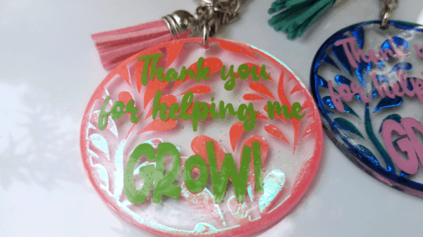DIY Keychains Using UV Resin | Michelle James Designs