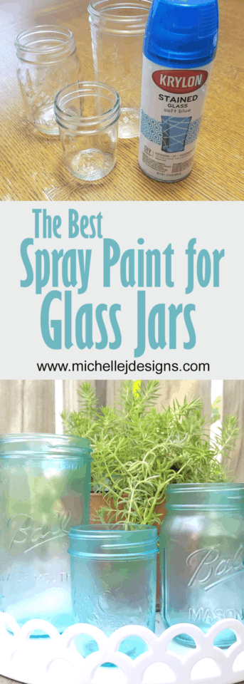 The Best Spray Paint for Glass Jars | Michelle James Designs