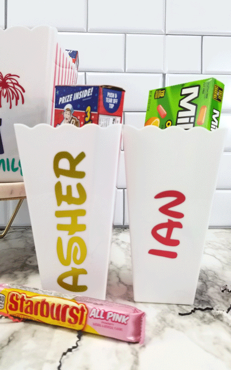 Dollar Tree Popcorn Gift Idea - Michelle James Designs