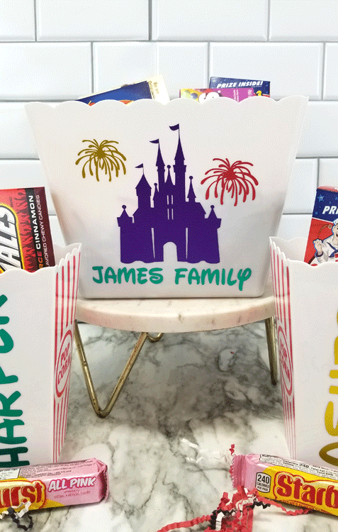 Dollar Tree Popcorn Gift Idea - Michelle James Designs