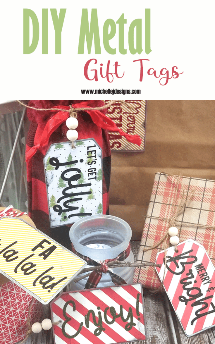 Metal Gift Tags - Michelle James Designs