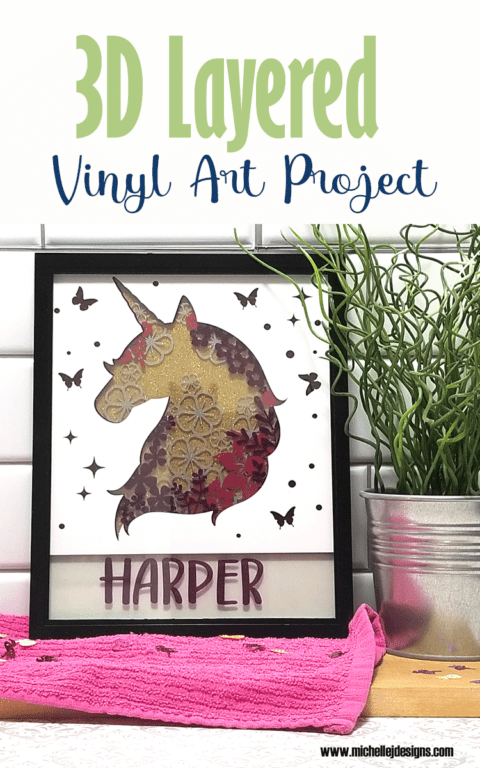 3D Layered Vinyl Art - Michelle James Designs