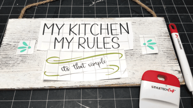 Quick and Easy Kitchen Sign - Michelle James Designs