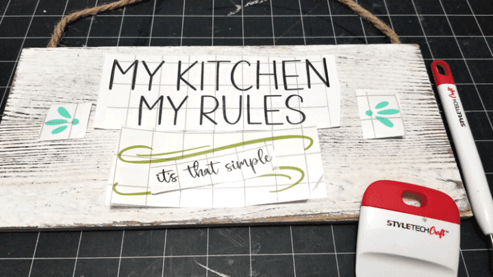 Quick and Easy Kitchen Sign - Michelle James Designs