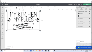 Quick and Easy Kitchen Sign - Michelle James Designs