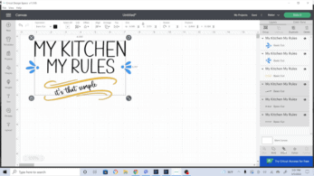 Quick and Easy Kitchen Sign - Michelle James Designs