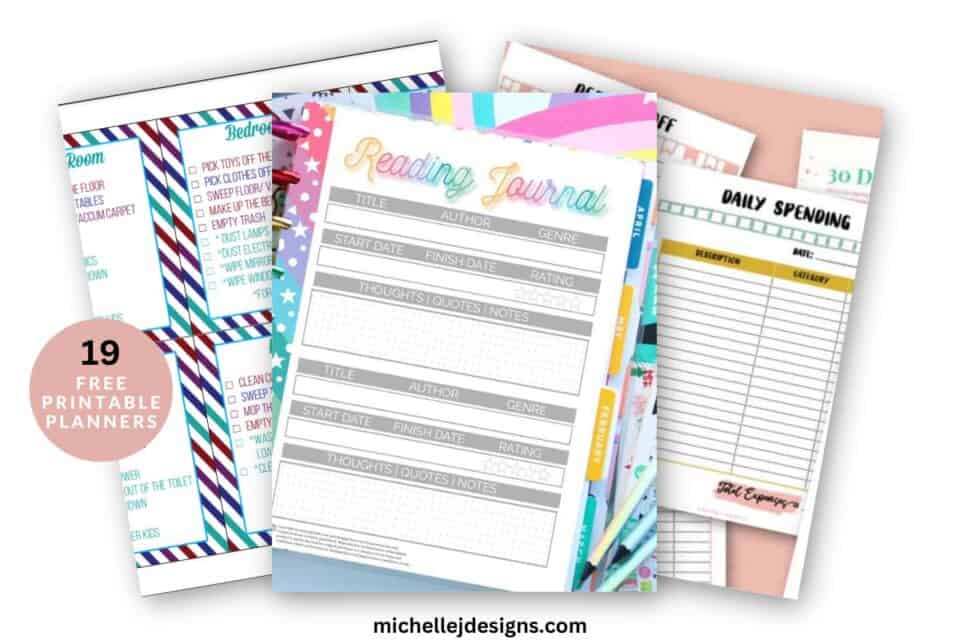 19 Free Printable Planners To Help You Get Organized