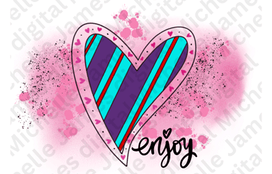 Free Colorful DIY Card - Michelle James Designs