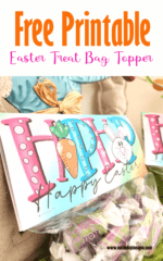 Free Printable Treat Bag Topper for Easter - Michelle James Designs
