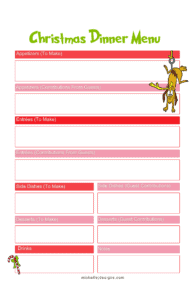 Free Printable Grinch Christmas Planner - Michelle James Designs