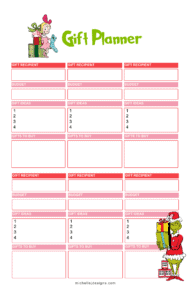 Free Printable Grinch Christmas Planner - Michelle James Designs